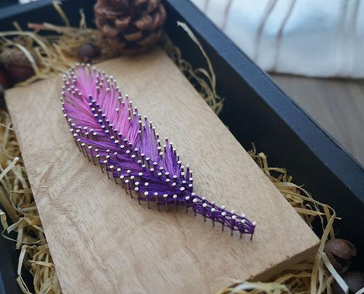 Finished Product - Classic Feather | String Art Laboratory Limited
